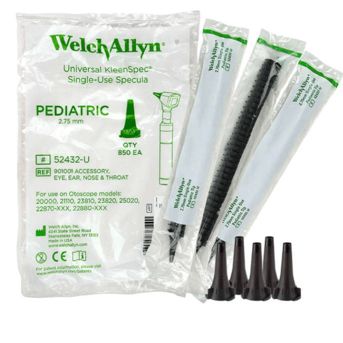 Espéculo Descartável 2.75mm Para Otoscopio C34 52432U Welch Allyn ...